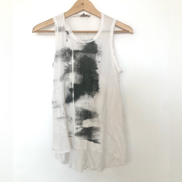 Helmut Lang | Tops | Helmet Lang Graphic Tank Top | Poshmark